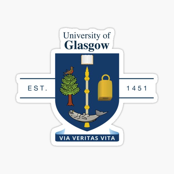 "The University of Glasgow" Sticker by urbantale | Redbubble