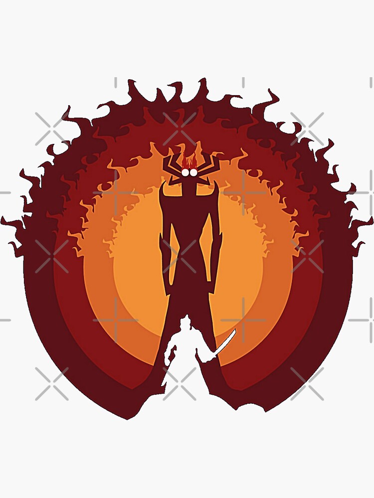"Samurai Jack" Sticker by Aeyssa | Redbubble
