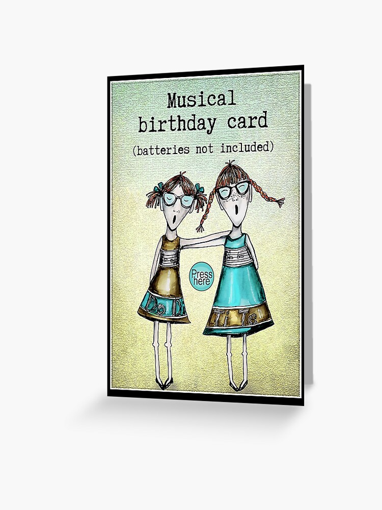 "Noise cancelling feature" Greeting Card for Sale by Jenny Wood | Redbubble