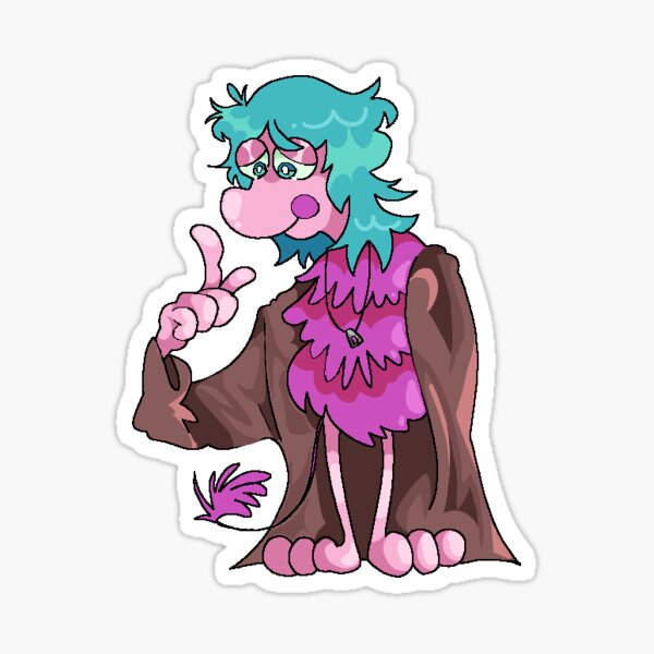 "Mokey Fraggle" Sticker for Sale by coupic | Redbubble