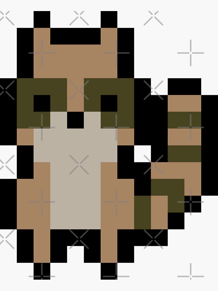 "pixel art Regular Show" Sticker for Sale by PEPERABBIT | Redbubble