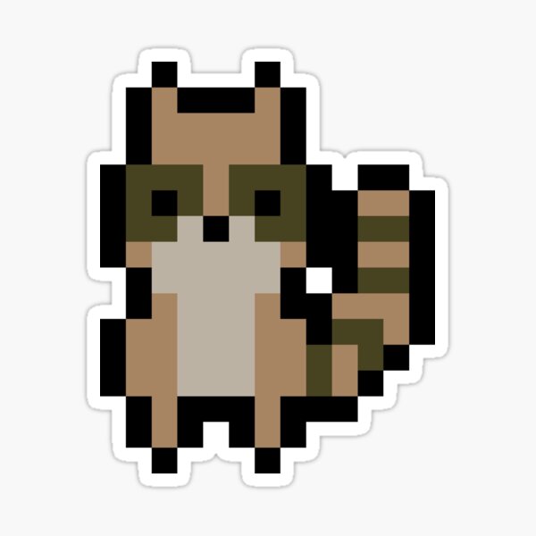 "pixel art Regular Show" Sticker for Sale by PEPERABBIT | Redbubble