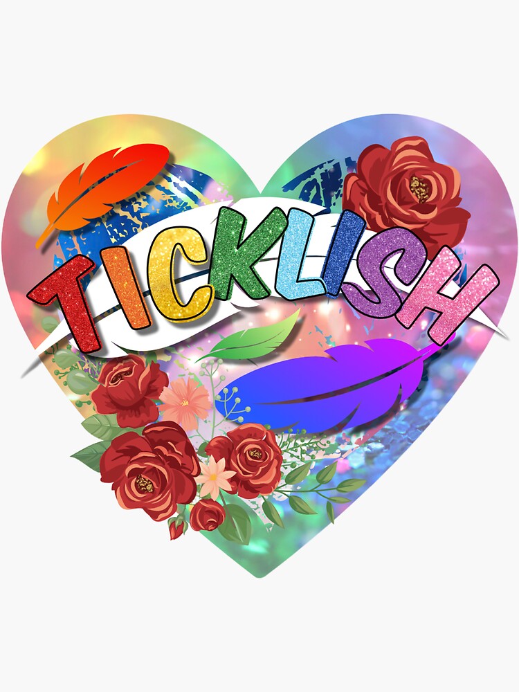 "Ticklish - Rainbow Flag" Sticker for Sale by Featherscape | Redbubble