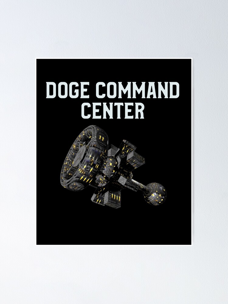 "Doge-1 Satellite Mission 2022 Doge Command Center Space Craft" Poster ...