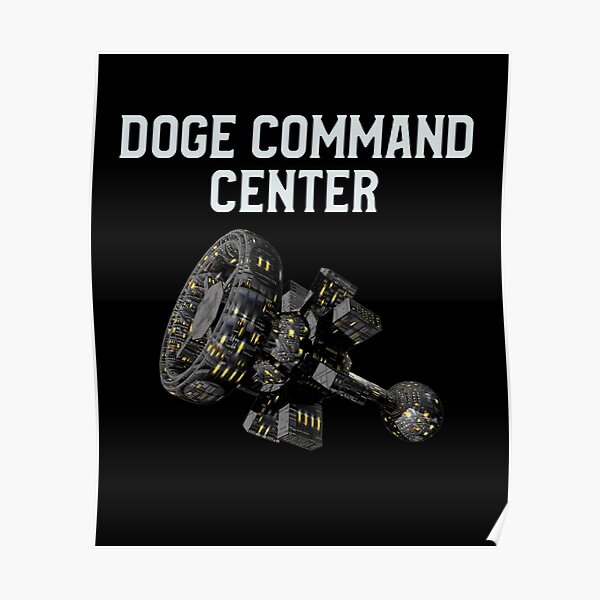 "Doge-1 Satellite Mission 2022 Doge Command Center Space Craft" Poster ...