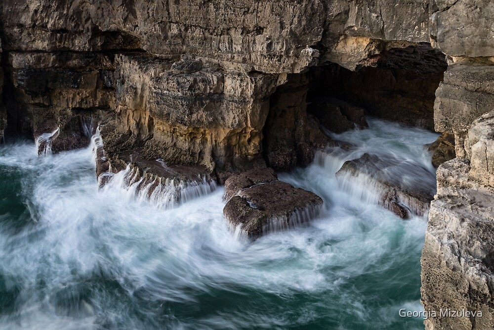 "Hells Mouth - Boca do Inferno - Seacliff Chasm at Cascais Portugal" by ...