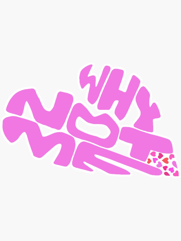 "SIO Why Not Me Decal" Sticker by E-lsewhereedits | Redbubble