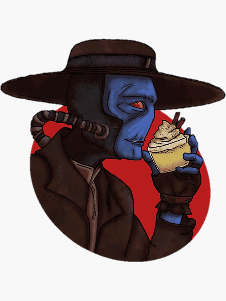 "Cad bane holocron alien" Sticker for Sale by StickersRays | Redbubble