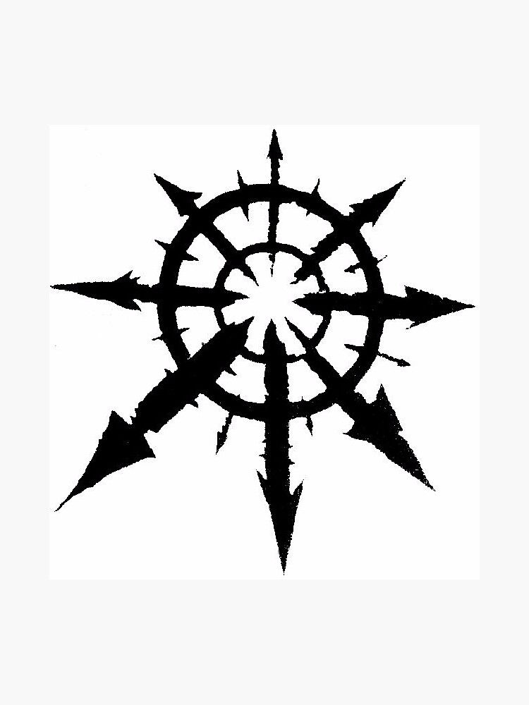 "chaos undivided " Sticker by churchSauce | Redbubble