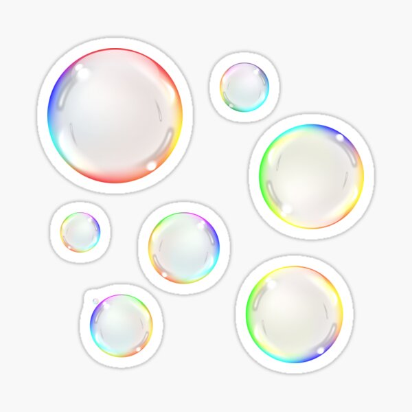 "Bubbles" Sticker for Sale by RagdollGypzy | Redbubble