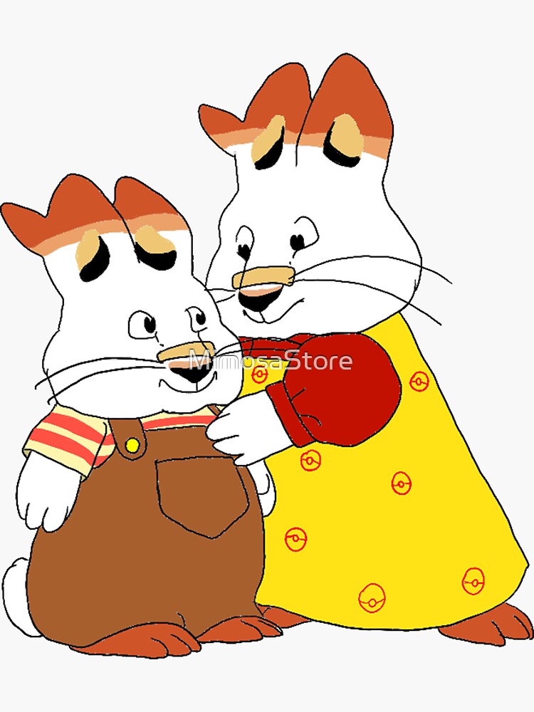 "Max And Ruby" Sticker for Sale by MimosaStore | Redbubble