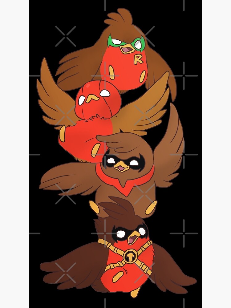 "Go!Robins! - Brave Birds" Poster by yolinart | Redbubble