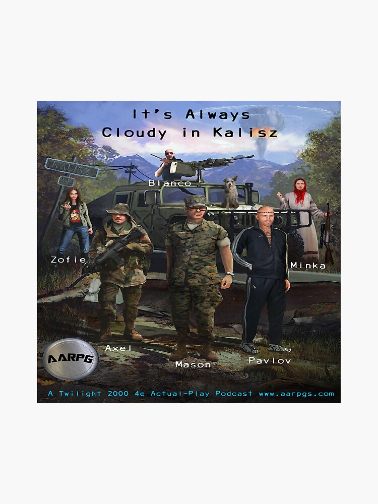 "AARPG Twilight 2000 Original Artwork" Sticker for Sale by theaarpg ...