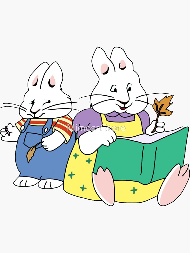 "Max And Ruby" Sticker for Sale by MimosaStore | Redbubble