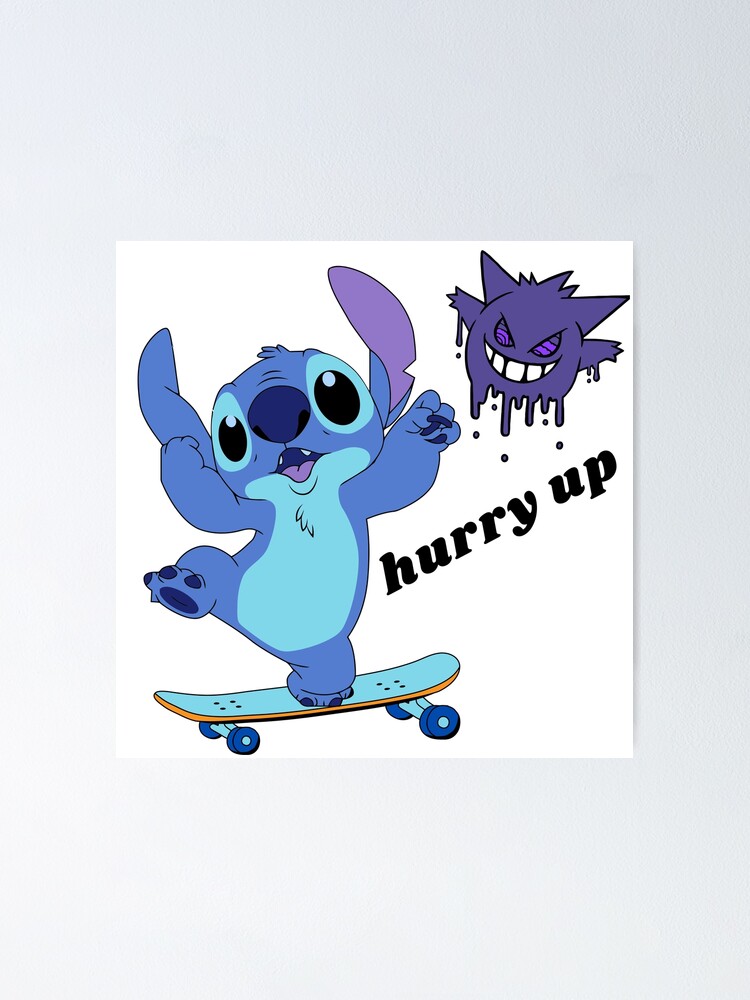 "handsome stitch" Poster for Sale by Rebeccabrain | Redbubble