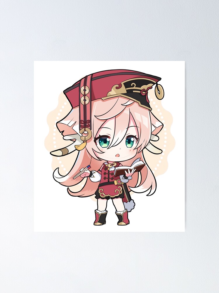 "Yanfei Chibi Genshin Impact" Poster for Sale by olivialewis23 | Redbubble