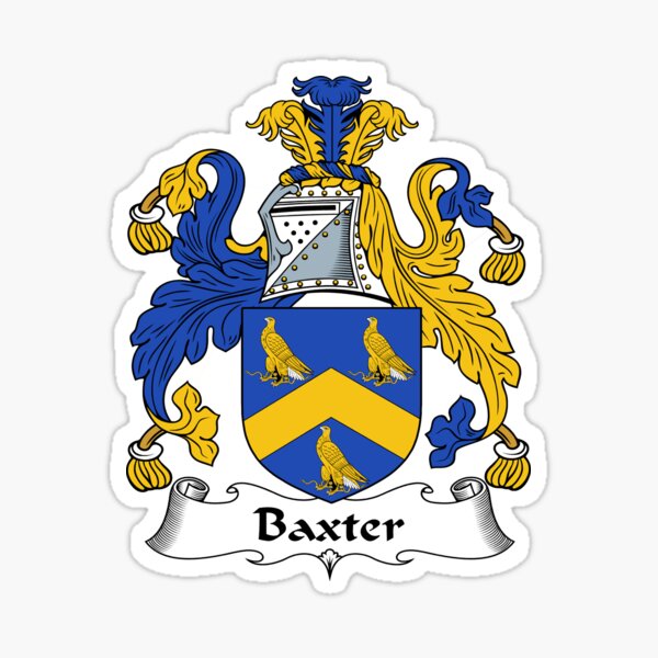 "Baxter" Sticker for Sale by HaroldHeraldry | Redbubble