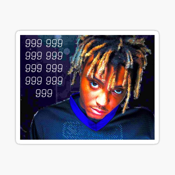 "Juice Wrld 999" Sticker for Sale by loganwofl1 | Redbubble