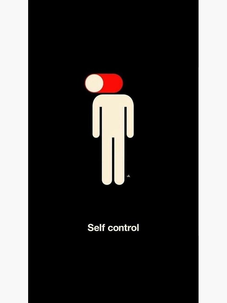 "Self Control " Sticker for Sale by ocraftceremony | Redbubble