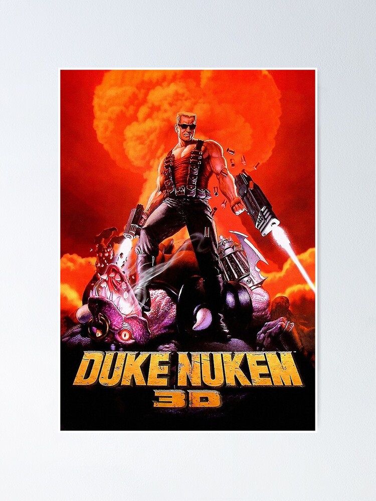 "Duke Nukem 3D Poster" Poster for Sale by paulosteve | Redbubble