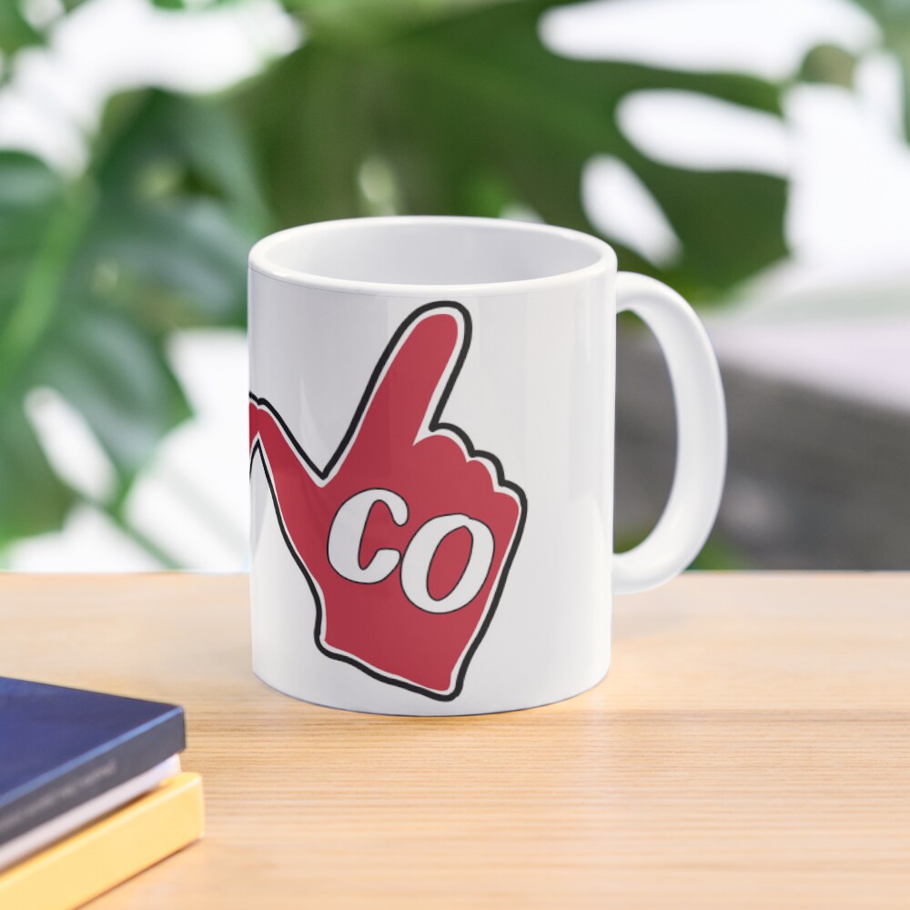 "WISCO University of Wisconsin "W" Hands Red Wisconsin Logo" Sticker ...