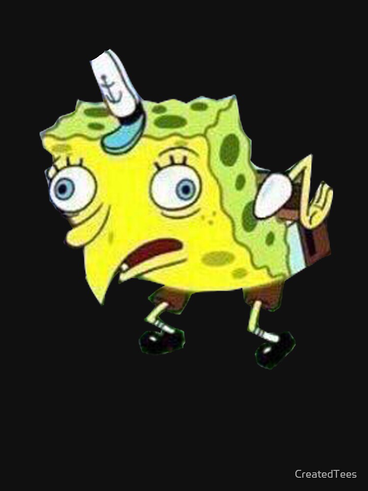 "Sponge Mock Meme" T-shirt for Sale by CreatedTees | Redbubble ...