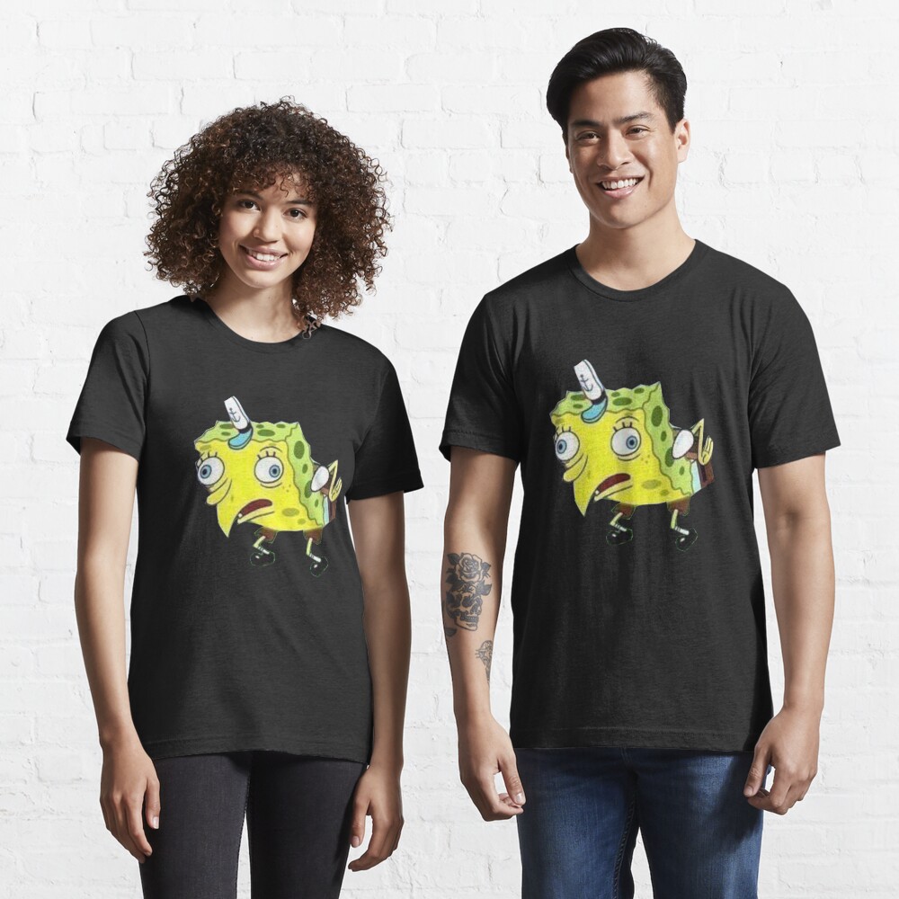 "Sponge Mock Meme" T-shirt for Sale by CreatedTees | Redbubble ...