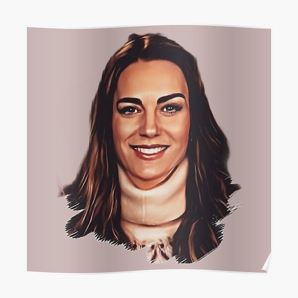 "Kate Middleton" Poster for Sale by BookishAgnese | Redbubble