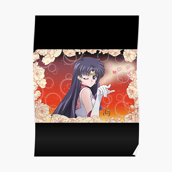 "Sailor Mars Portrait " Poster for Sale by DebbieRic47174 | Redbubble