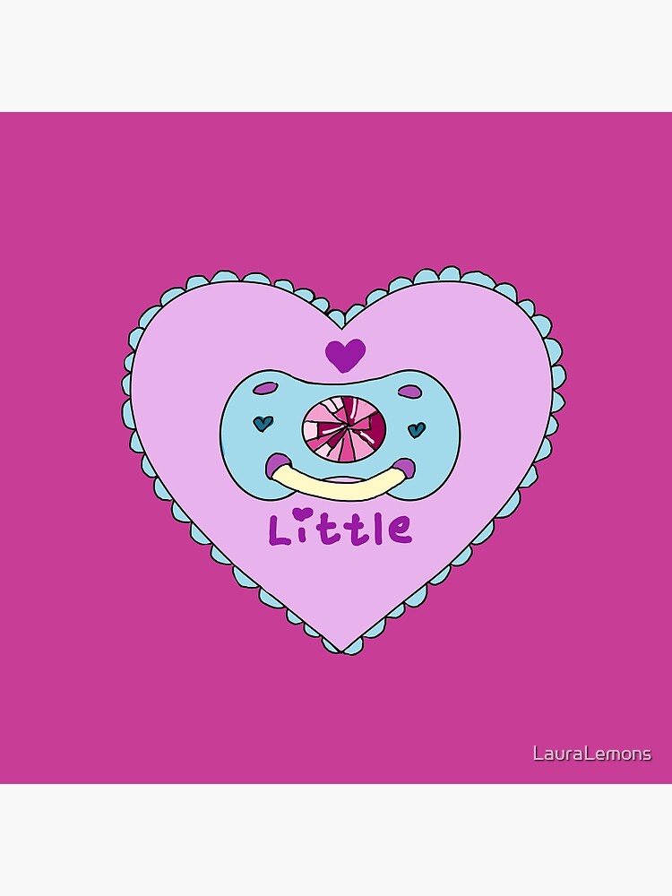 "DDLG Little Binky" Art Print by LauraLemons | Redbubble