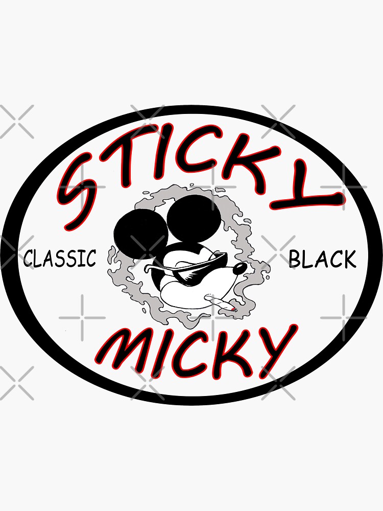 "Smoke Shack Culture - Sticky Micky" Sticker for Sale by jaymz666 ...
