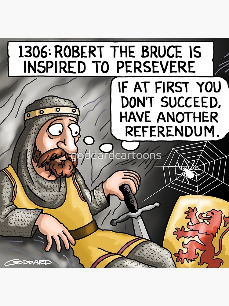 "Robert the Bruce" Art Print for Sale by goddardcartoons | Redbubble