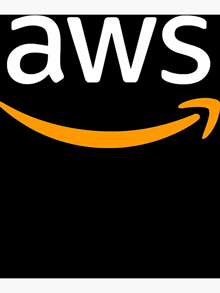"AWS logo (Amazon Web Services logo)" Art Print for Sale by IKANTAM ...