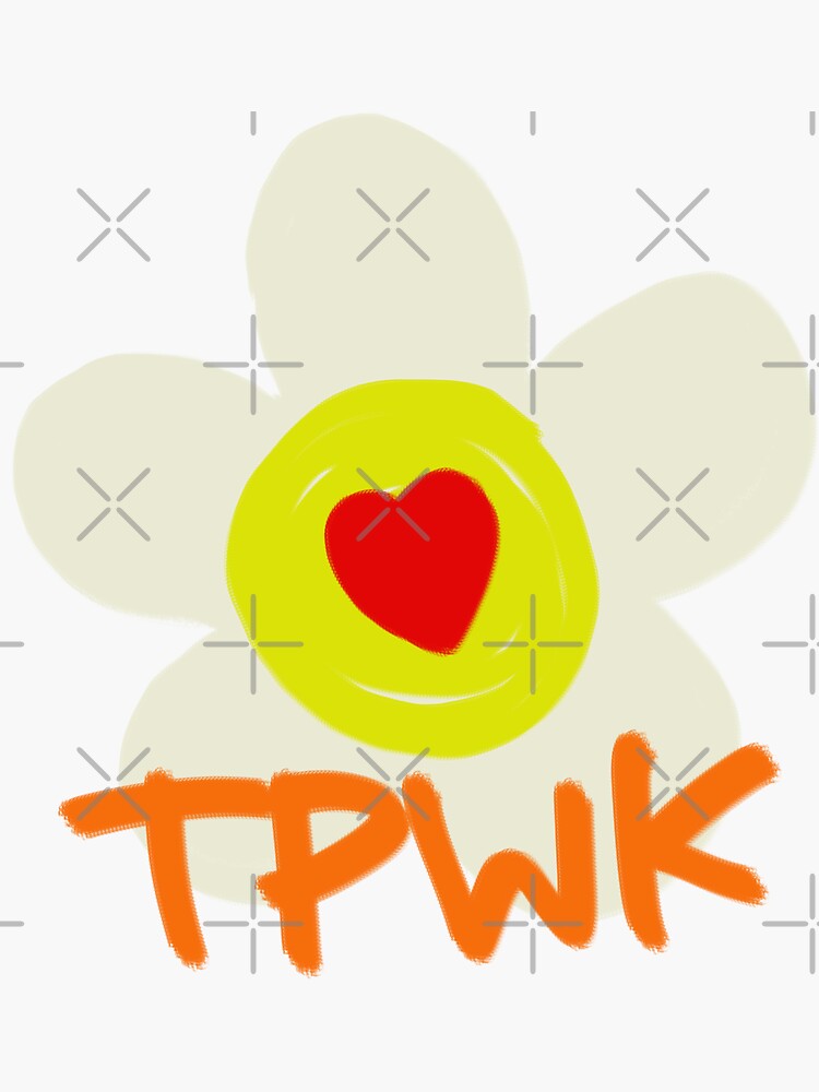 ""TPWK flower"" Sticker for Sale by Tropoid | Redbubble
