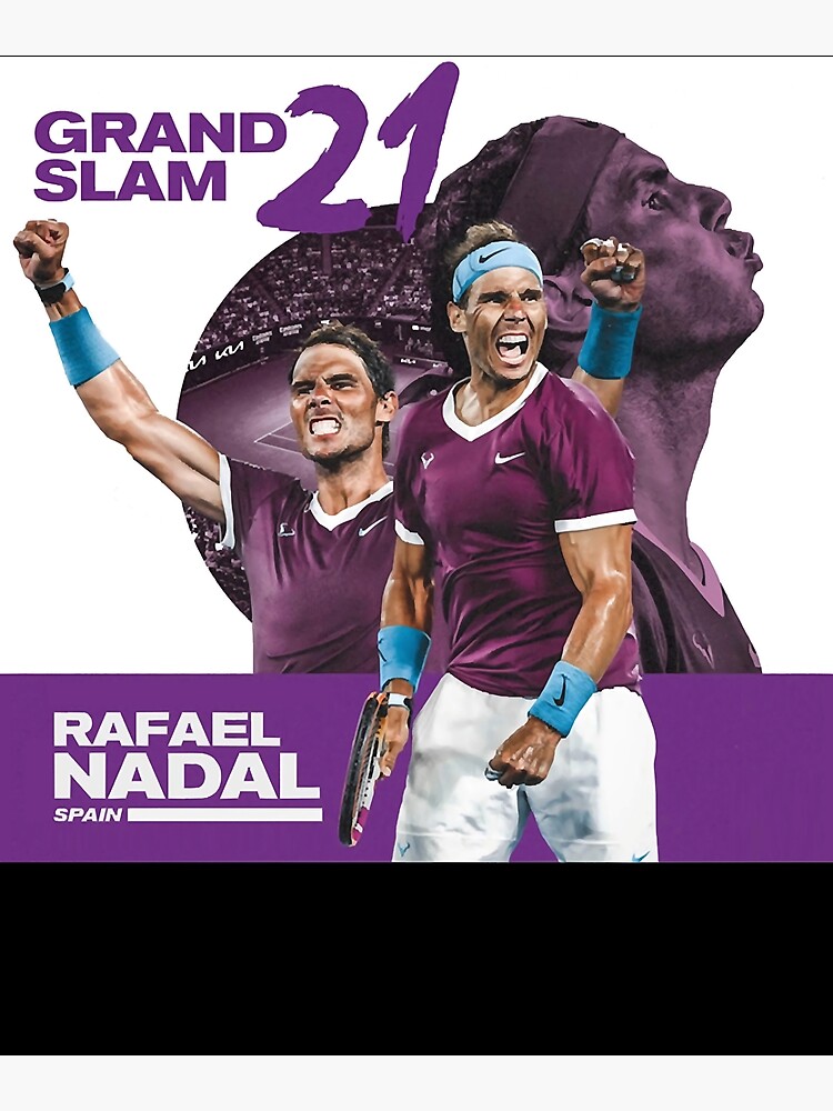 "Rafa Grand slam 21 Rafael Nadal" Poster for Sale by IKANTAM | Redbubble