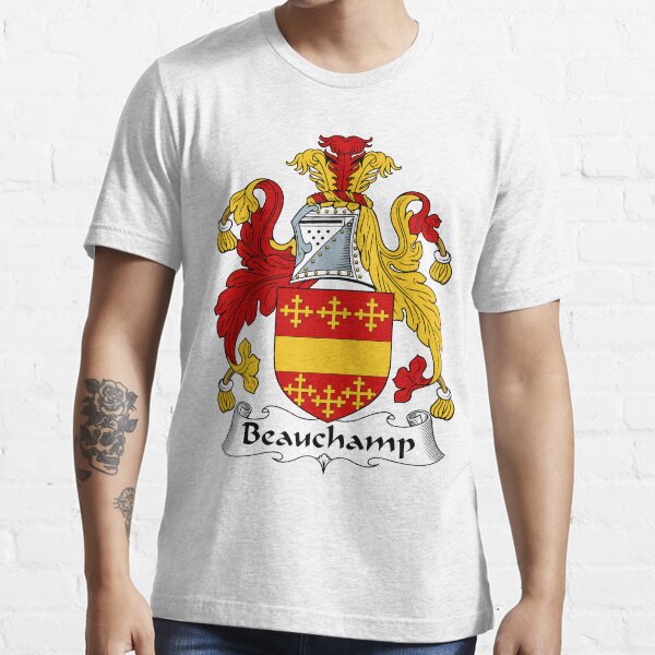"Beauchamp " T-shirt for Sale by HaroldHeraldry | Redbubble | family t ...