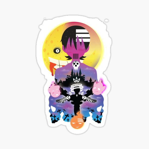 "Death The Kid Soul Resonance" Sticker for Sale by RileyDolly | Redbubble