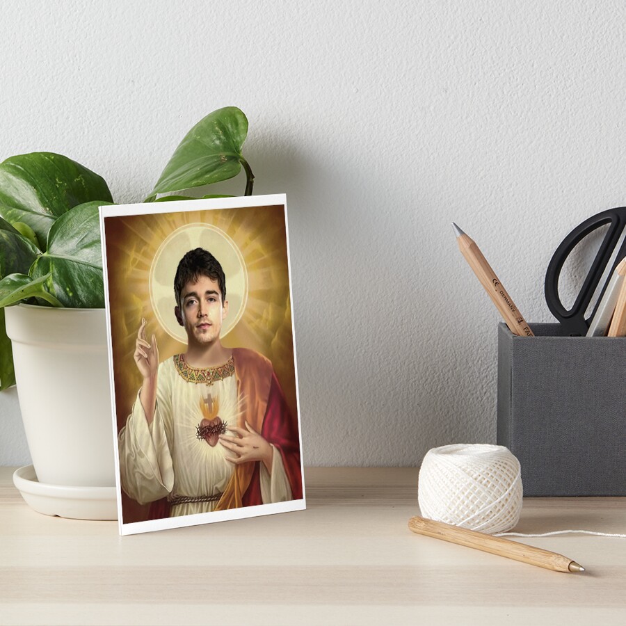 "Charles Leclerc God" Art Board Print by KeltonMaggio | Redbubble