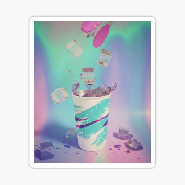 "vaporwave dixie cup" Sticker for Sale by tzipora | Redbubble