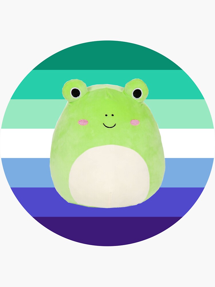 "squishmallow frog gay mlm flag" Sticker for Sale by katoconnor | Redbubble