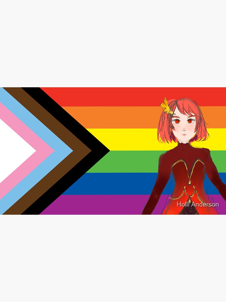 Pegatina «SynthV Chiyu Progreso Bandera del orgullo» de TooCuteHolli ...