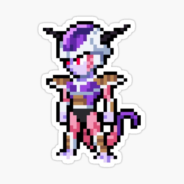 Pegatina for Sale con la obra «Freezer First Form HQ Edición de píxeles ...