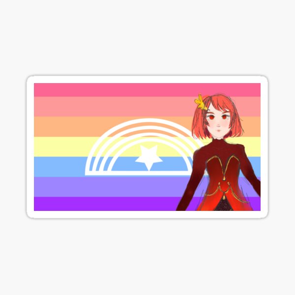 "SynthV Chiyu Xenogender Flag " Sticker for Sale by TooCuteHolli ...