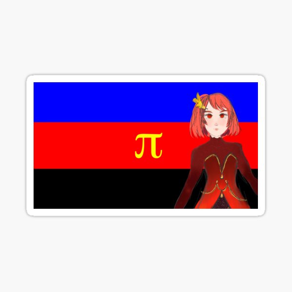 "SynthV Chiyu Polyamory Polyamorous Flag " Sticker for Sale by ...
