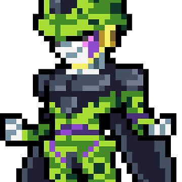 " Perfect Cell HQ Pixel Edition" Sticker for Sale by adventfan | Redbubble