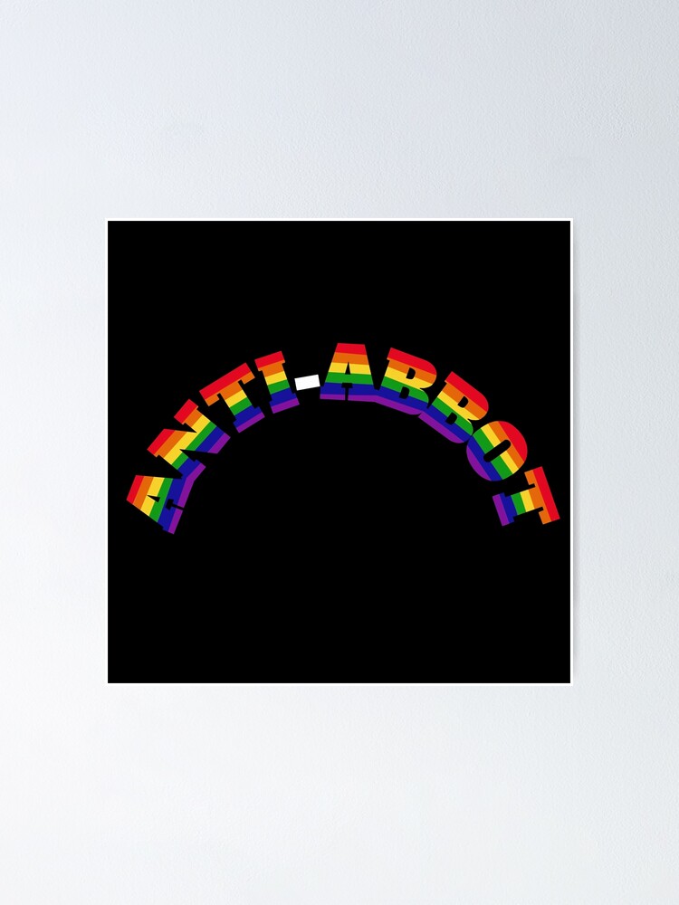 " Anti-Abbot (Pride Version)" Poster for Sale by TheUndeadDesign ...