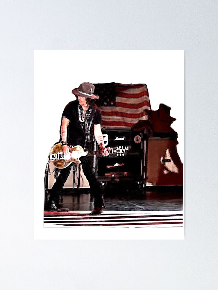 Johnny Depp Playing Guitar Poster For Sale By Haniebcreations Redbubble