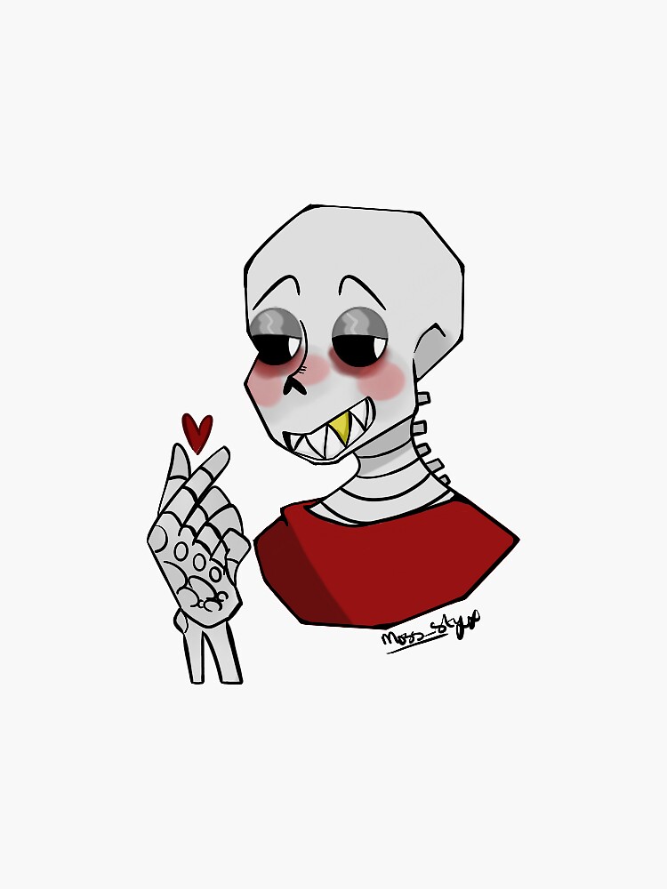 "Underfell Sans" Sticker for Sale by Moss-Styx | Redbubble