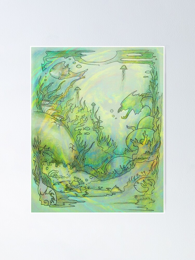 "Sea Serpent" Poster for Sale by PeterMaudsley | Redbubble