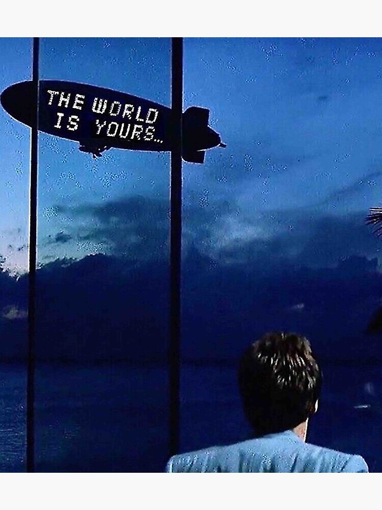 Scarface The World is Yours Poster Premium Matte Vertical Poster sold ...